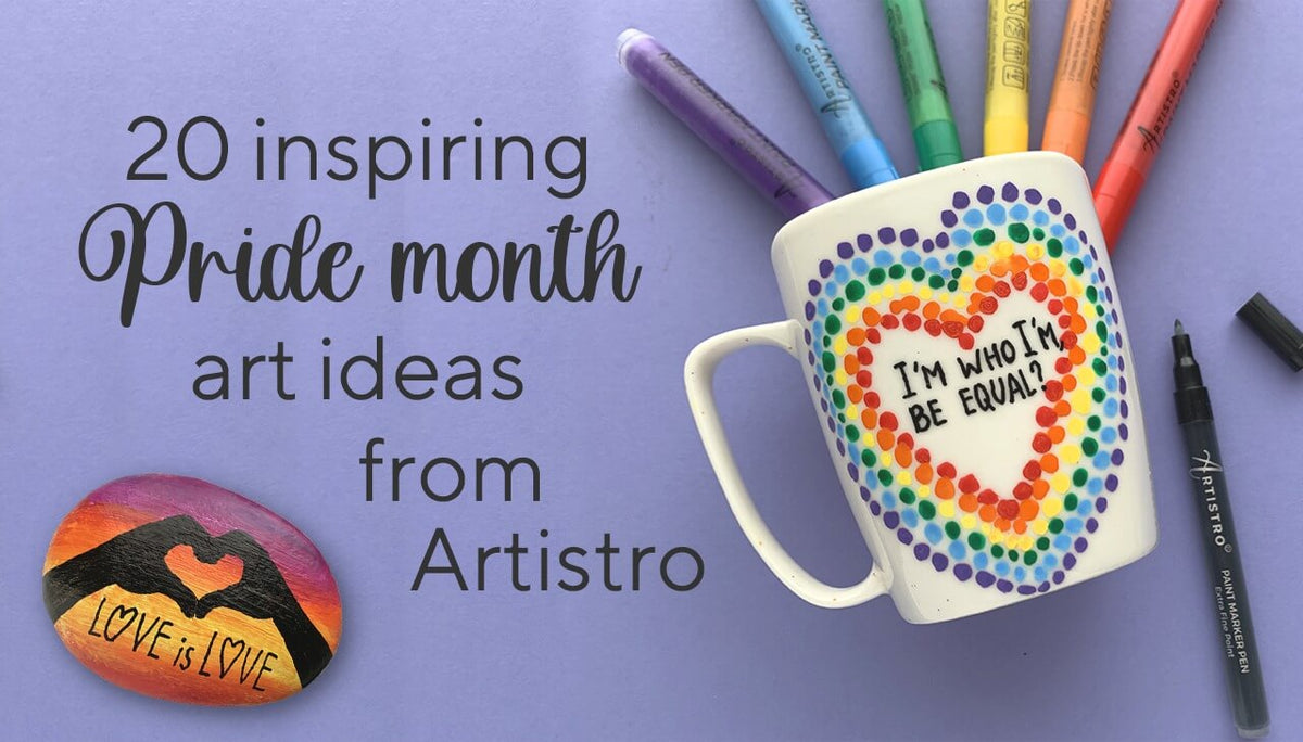 Unique Pride Month Art Ideas: 20 LGBT Pride Painting Ideas