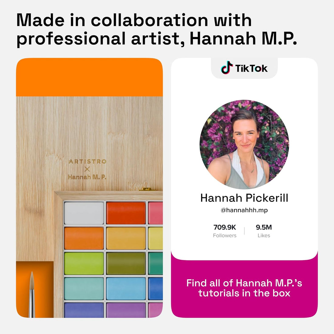ARTISTRO x HANNAH M.P Professional Watercolor Paint Set Limited Editio