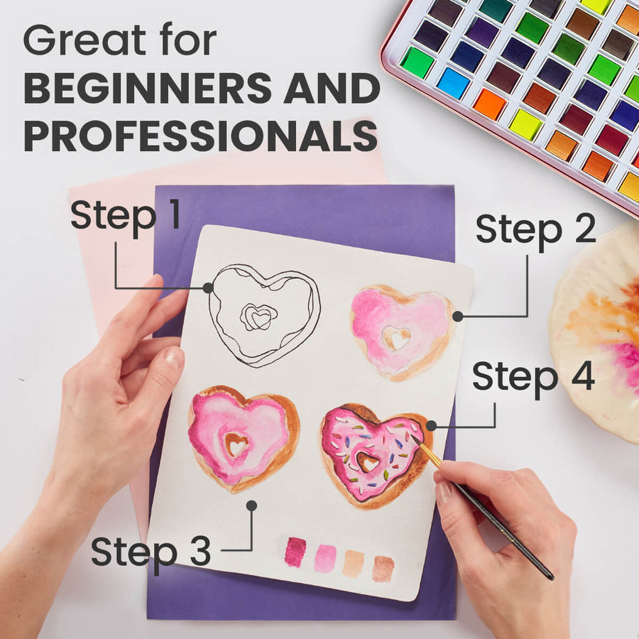 Watercolor Kit: Artist Watercolor Painting Kit | Artistro Watercolor Set